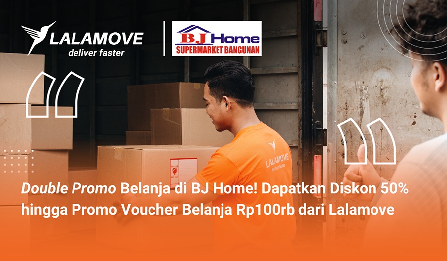 Serbu Promo Double Diskon Ongkir & Produk Bahan Bangunan dari BJ Home